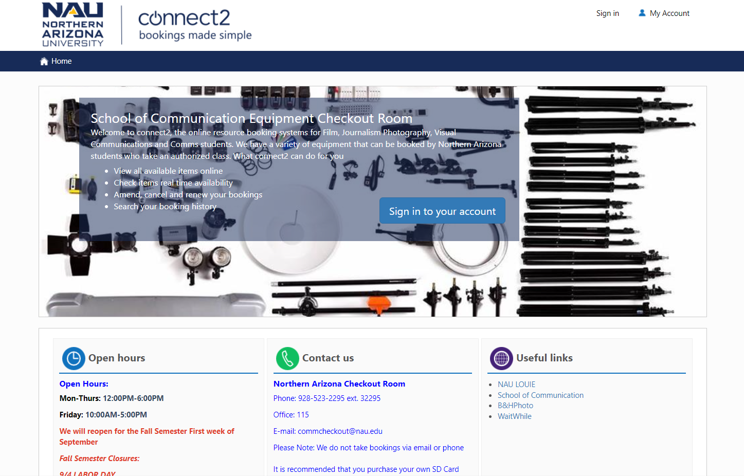 Equipment Checkout System - Connect2 Software